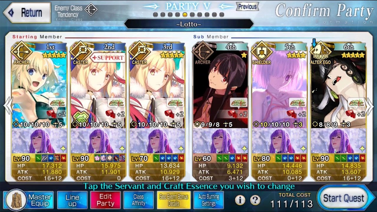[FGO NA] Christmas 2022 - 90+ Jeanne Archer 3T 6 Slot (No Plug) - YouTube