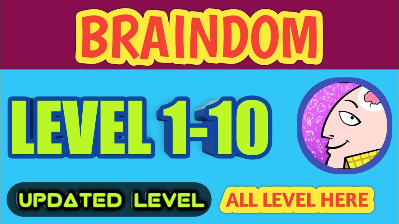 Braindom level 1-10 | UPDATED GAME | LOOKUP GAMING - YouTube