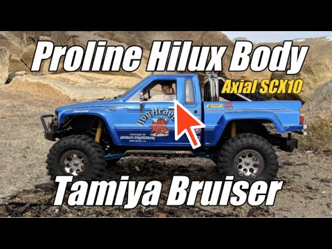 Proline Toyota Hilux Body for Axial SCX10 - YouTube