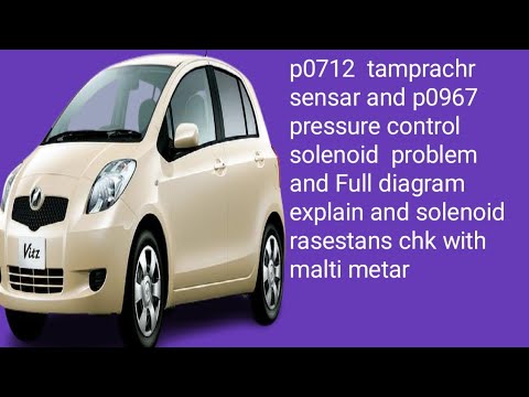 vitz how to fix code P0976 pressure control solenoid B control circuit ...