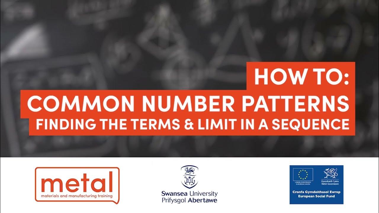 Maths | How To | Common Number Patterns: Finding The Terms & Limit In A ...