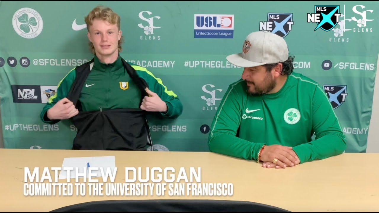 SF Glens' Matthew Duggan Commits to USF Dons - YouTube