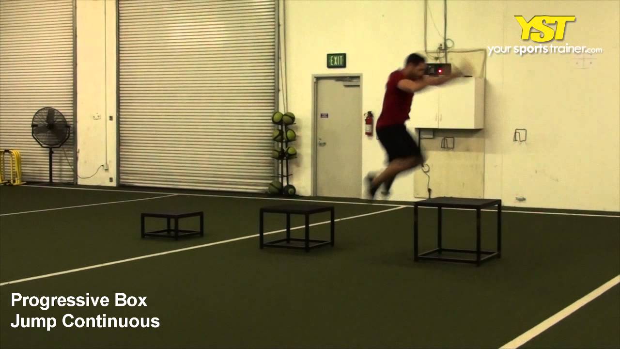 Progressive Box Jump Continuous - YouTube