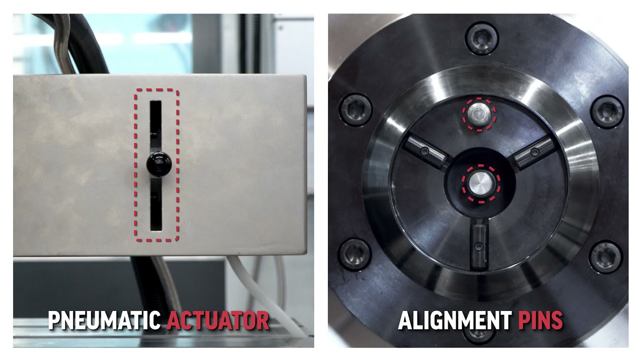 Haas Rotary QuikChange System Haas Automation, Inc 한글 - YouTube