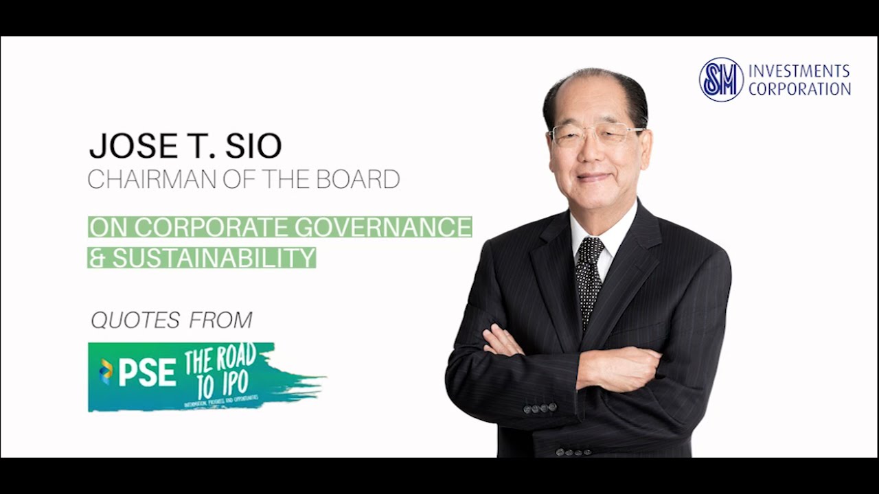 SM Investments Chairman Jose T. Sio on Corporate Governance ...