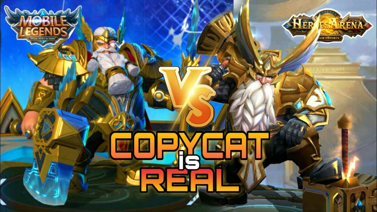 Mobile Legends VS Heroes Arena (HERO vs HERO) COPYCAT is REAL - YouTube