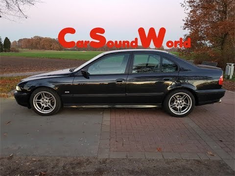CarSoundWorld BMW E39 535 i Sound - YouTube