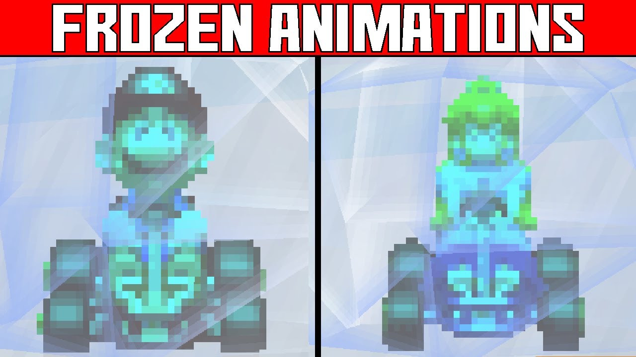 All Frozen Animations in Super Mario Kart 64 - YouTube