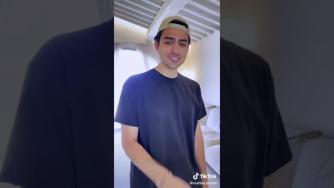 Matteo Bocelli and his best version of Tempo on TikTok 😂 - YouTube