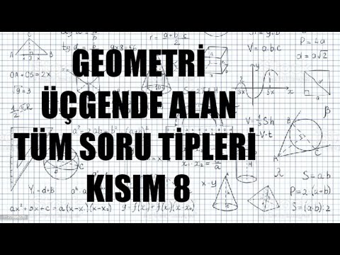 KPSS - GEOMETRİ - Üçgende Alan Soru Çözümü 8.Kısım