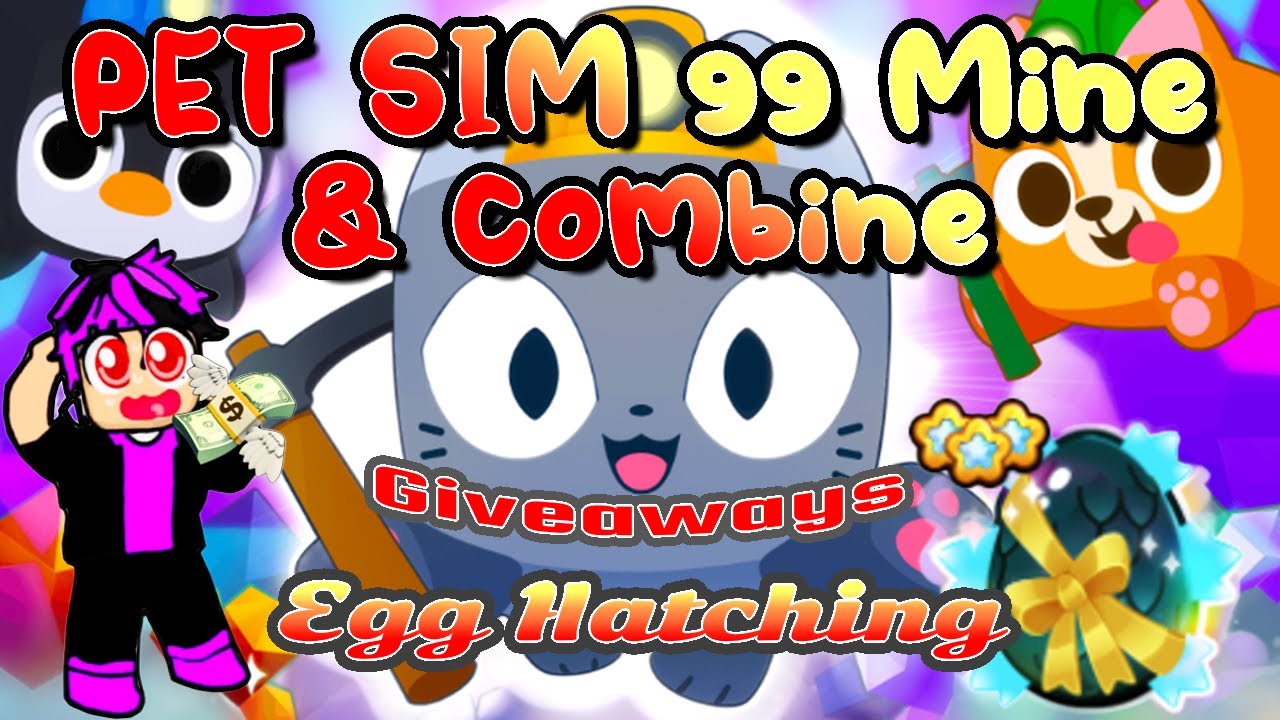 PETS SIM 99 Update | Egg Hatching | Giveaways - YouTube