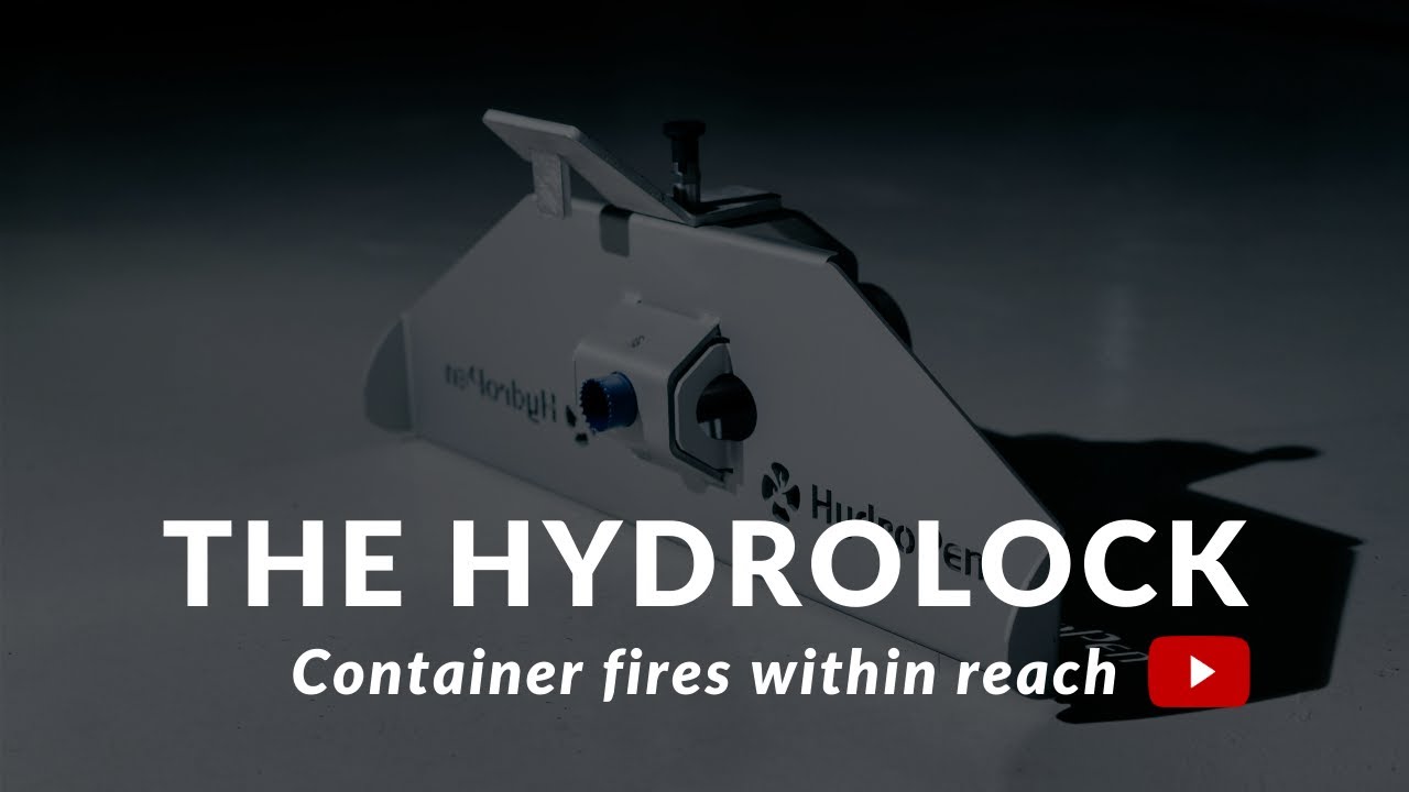 The HydroLock - Firefighting in containers within reach - YouTube