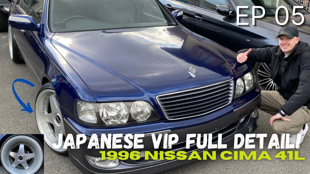VIP style Nissan Cima Complete DETAIL!! Off to America! SCJDM ep5 # ...