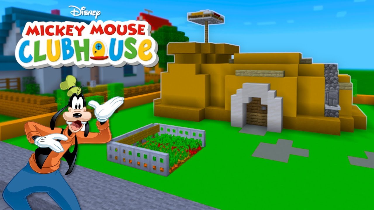 Minecraft Micky Maus | Bauanleitung für das Goofy Haus - YouTube
