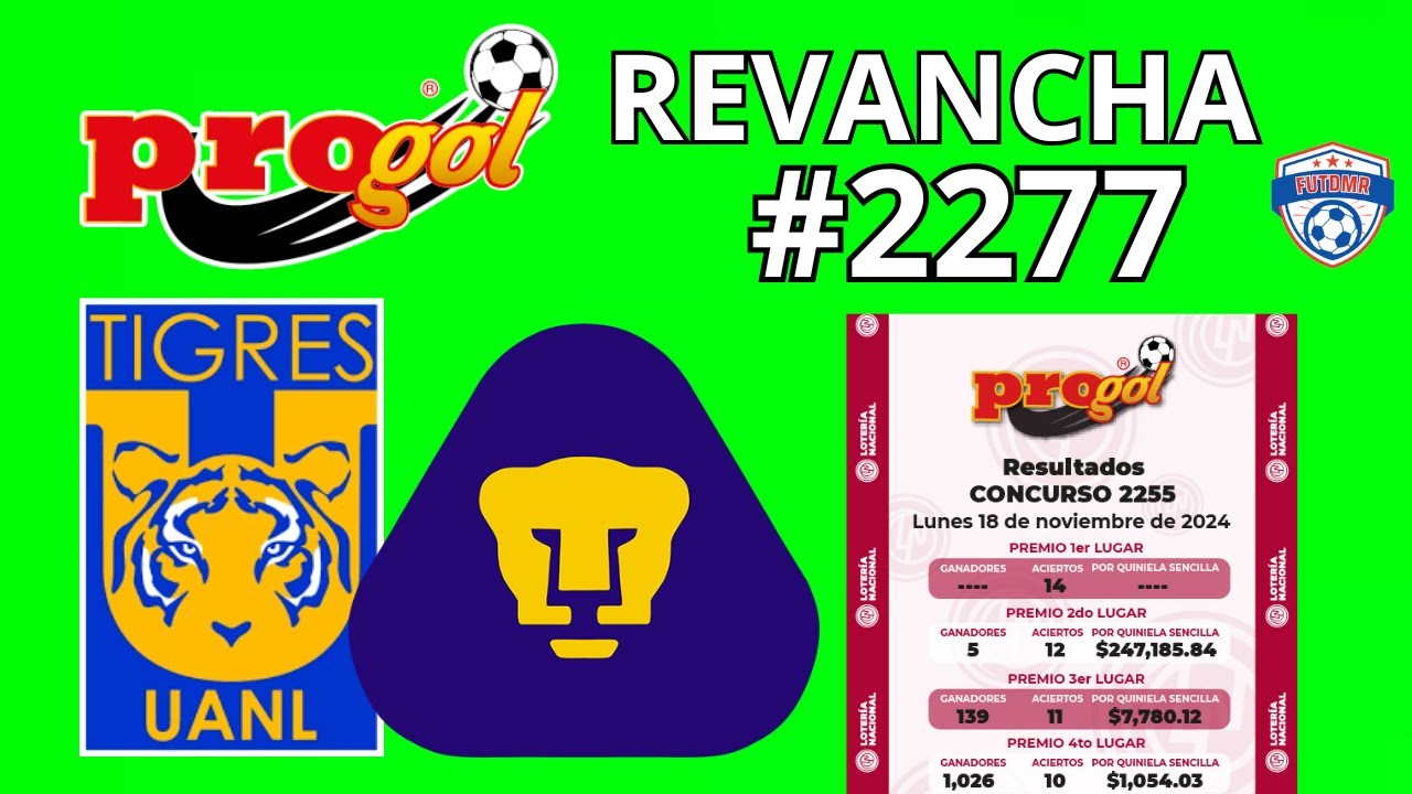 PROGOL REVANCHA 2277 | Predicciones y Análisis - YouTube
