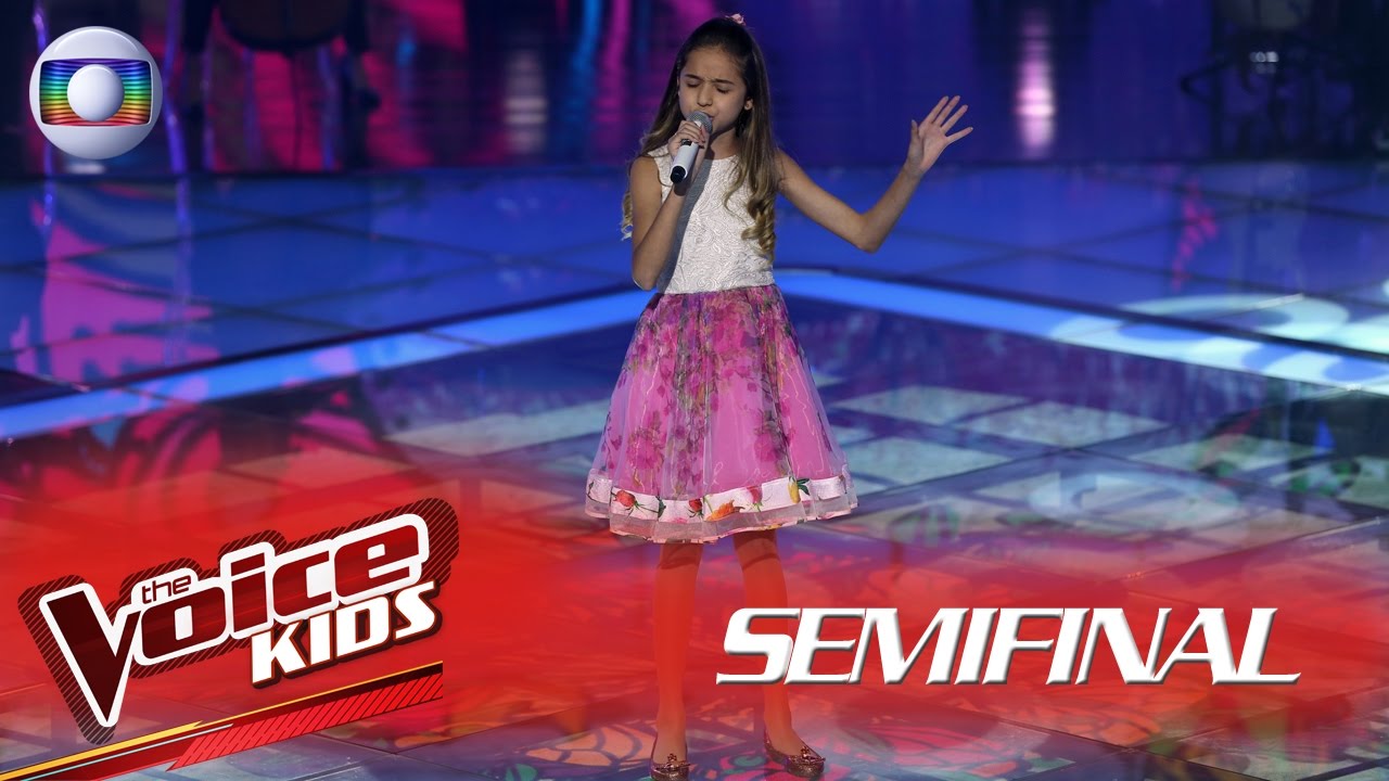 Joyce Mendes canta 'Inesquecível' no The Voice Kids Brasil - Semifinal ...