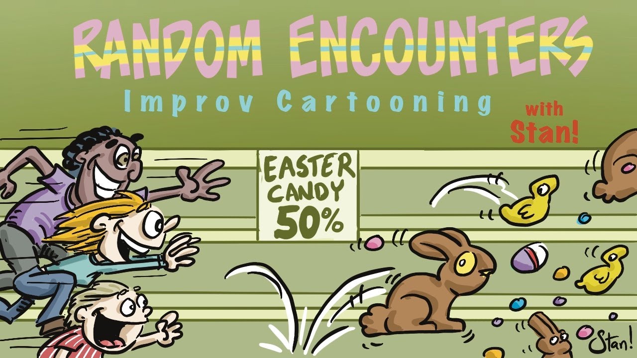 Random Encounters: Improv Cartooning (Episode 103) - YouTube
