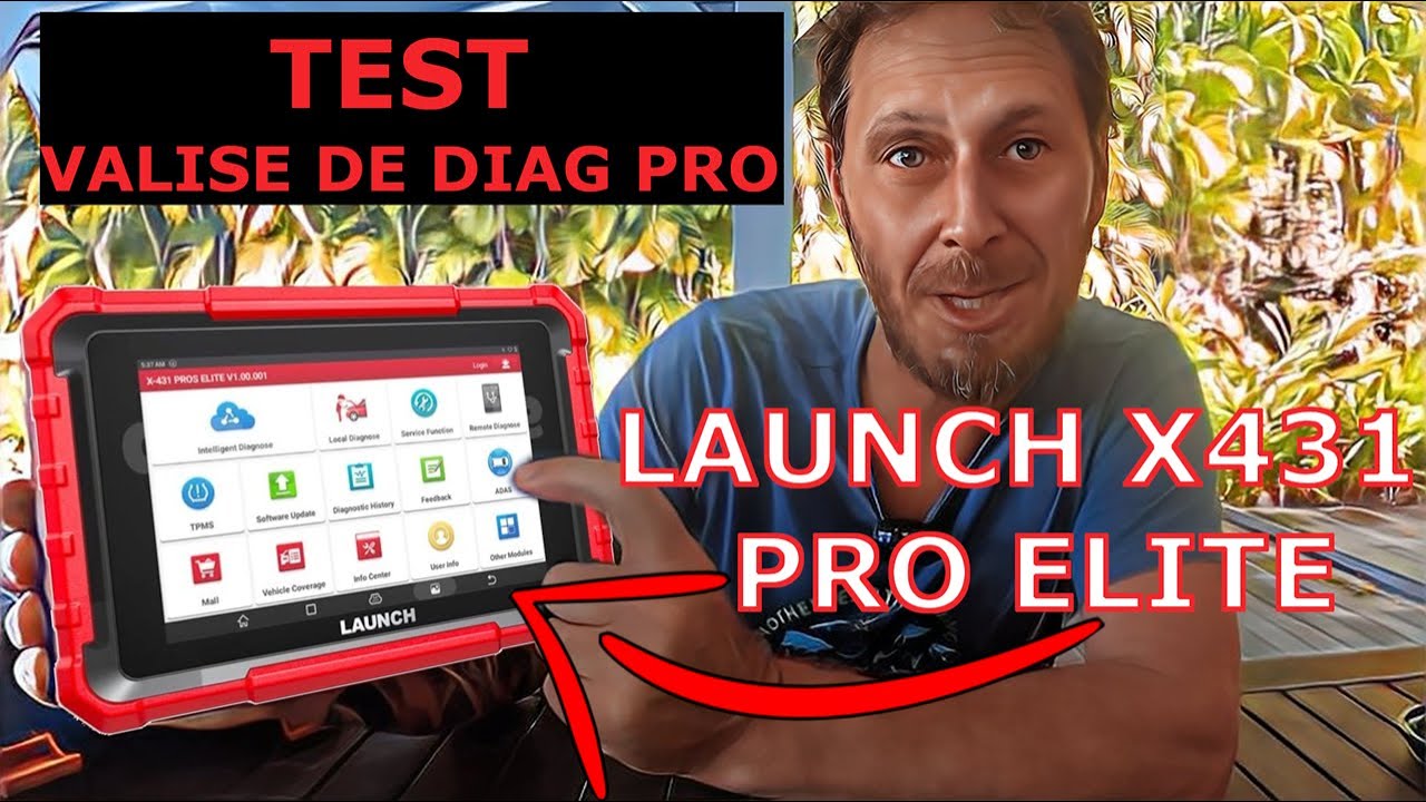 Valise diag : Essai du LAUNCH X431 Pro Elite - YouTube