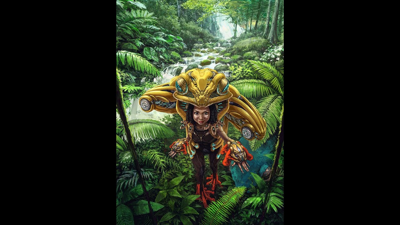 【EP- 2】- Jungle Girl-Concept art | 插画 | 概念设计 | 纹身设计 - YouTube