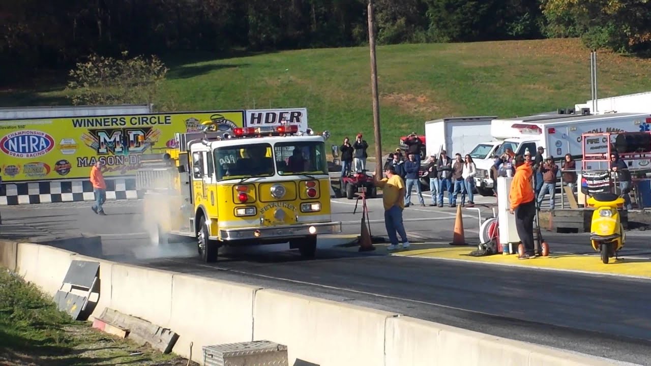 Fire Truck Burnout - YouTube