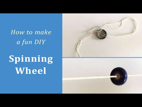 Fun DIY Spinning Wheel | How to make a Rotating Wheel - YouTube