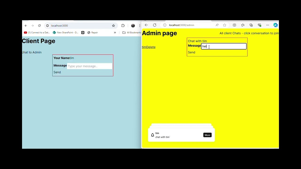 Adding a Free chat Popup To My Website - YouTube