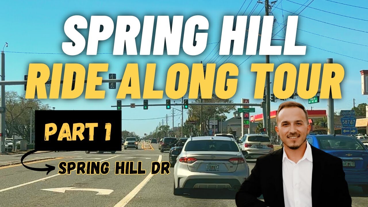 Spring Hill Florida FULL Driving Tour - LIVE Street Views (Part 1 ...