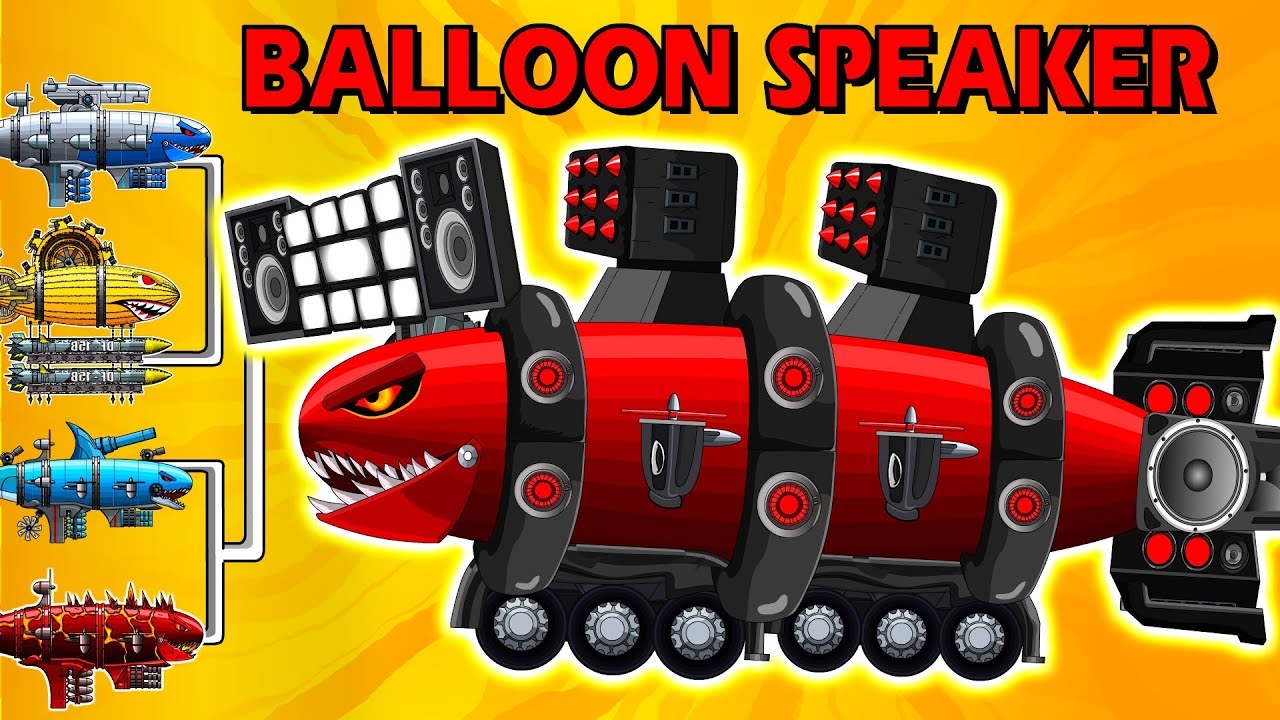 BALLOON SPEAKER vs All of Balloon Monsters ! Hot Air Balloon Fire ...