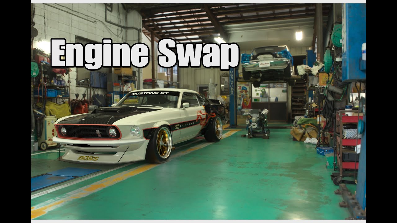 Gran Turismo 7 Ford Mustang Boss 429 '69 engine swap 817HP - YouTube