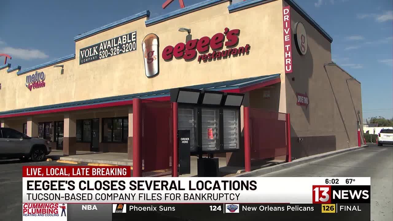 eegee’s closes five restaurants, files for bankruptcy protection - YouTube