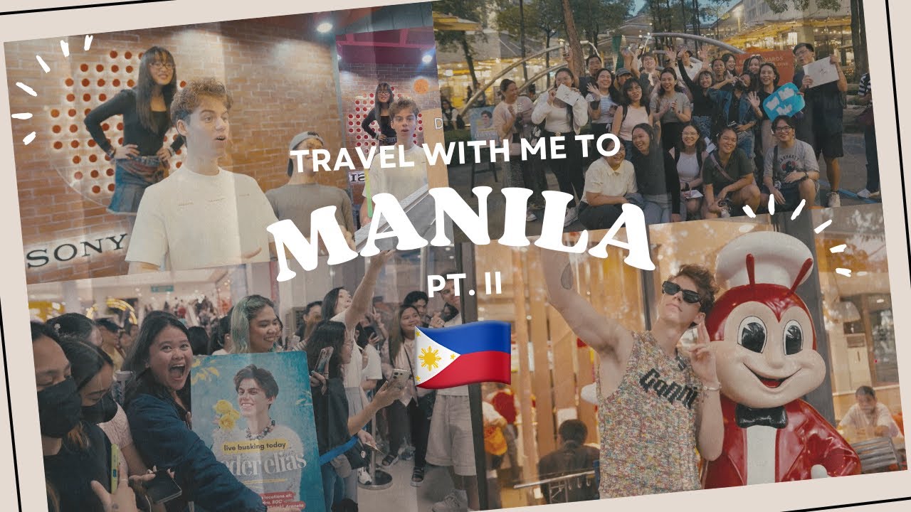 Manila Adventures Pt 2: Sony Music PH, Busking & Fan Event! 🇵🇭 | Peder ...