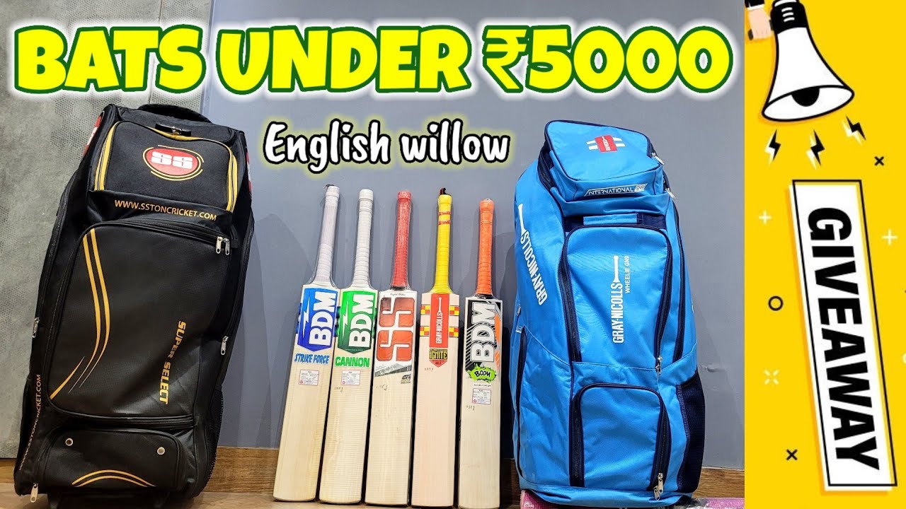 Cheapest Cricket bats || bats under 5000 || Meerut Sports Market # ...