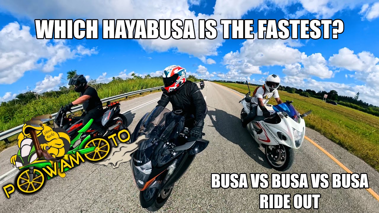 Boosa vs. Busa vs. Busa: The Ultimate Hayabusa Showdown in Miami - YouTube