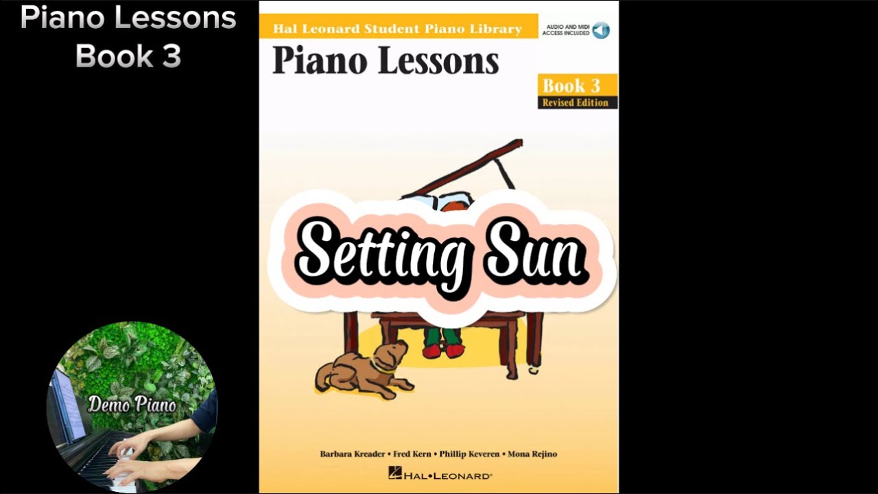 Setting Song (P23) | Hal Leonard Student Piano Library, Piano Lessons ...