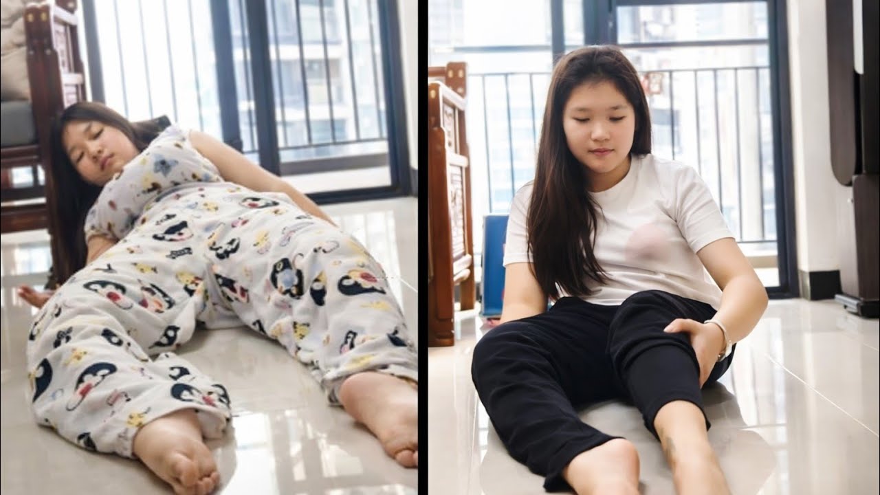 POLIO WOMAN CRAWLING | SEVERE POLIO REAL MOVEMENT - YouTube