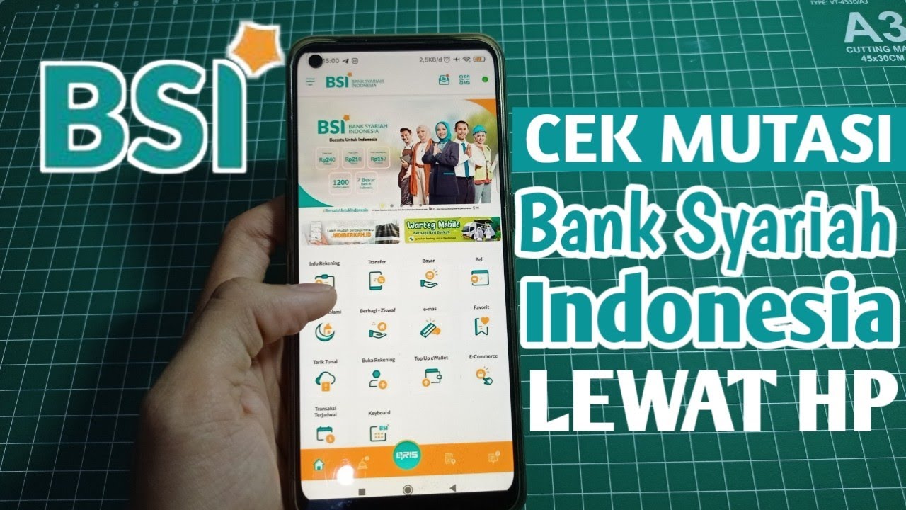 Cara Cek Mutasi ATM BSI Lewat HP - YouTube