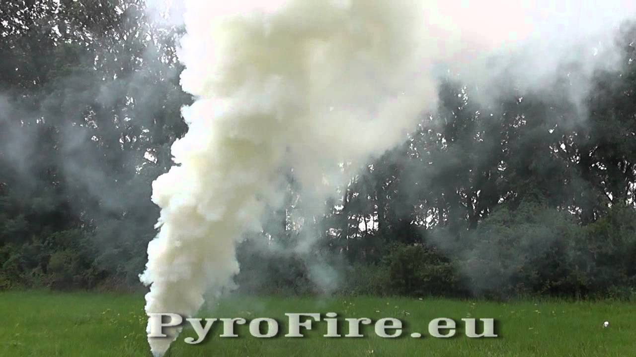 Extra smoke bomb DA100-white by PyroFire.eu - YouTube