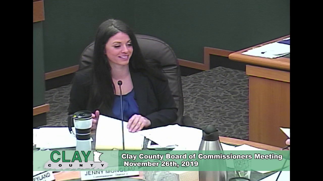 Clay County MN Board of Commissioners 11/26/19 - YouTube