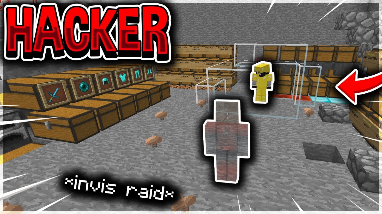 so I tried going full invis in front of this hacker... | Minecraft HCF ...