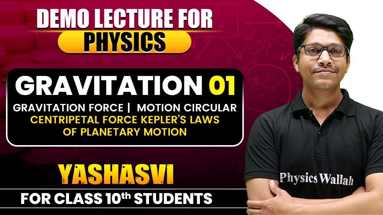 Gravitation 01 : Gravitation Force | Motion Circular | Centripetal ...
