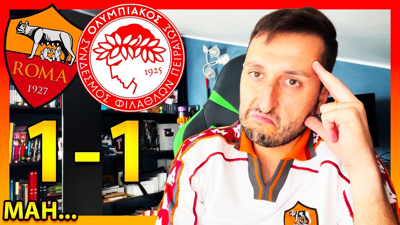 ROMA-OLYMPIAKOS 1-1: MAH... Su SOULÈ e DOVBIK... - YouTube