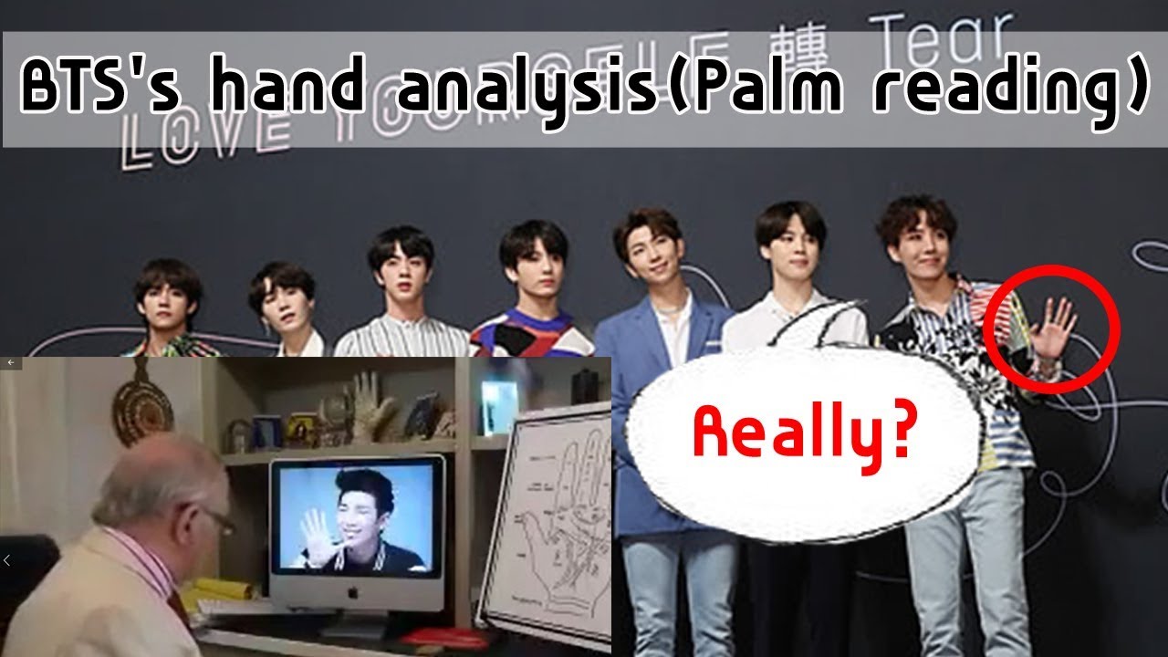 BTS anlysis(Palm reading)/bts 분석 - YouTube