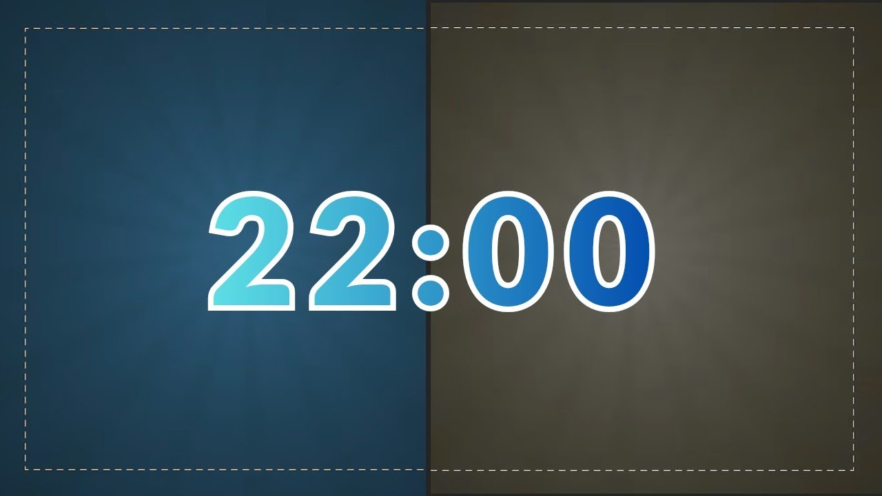 22 Minute Countdown Timer With Calm & Soft Music ⏰ - YouTube