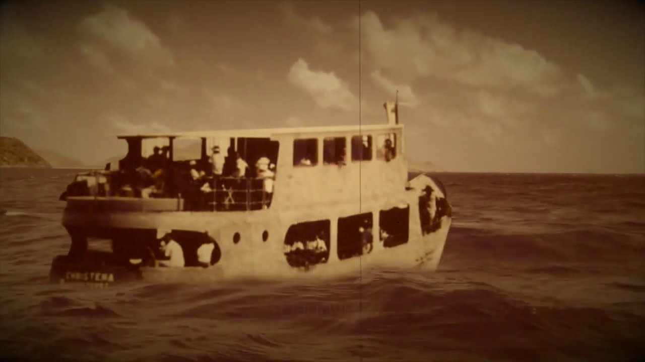 CHRISTENA " Lest We Forget" The Sinking of the M.V. Christena - YouTube
