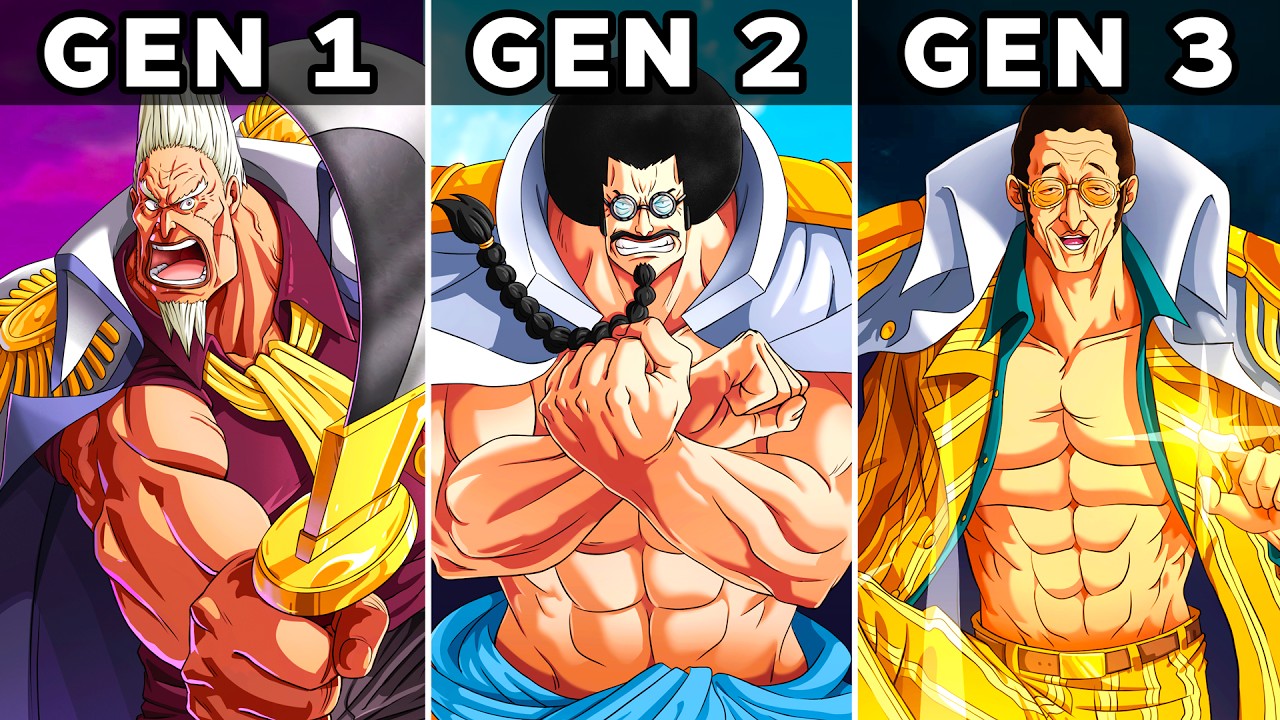Every Marine Admiral In One Piece Explained - YouTube
