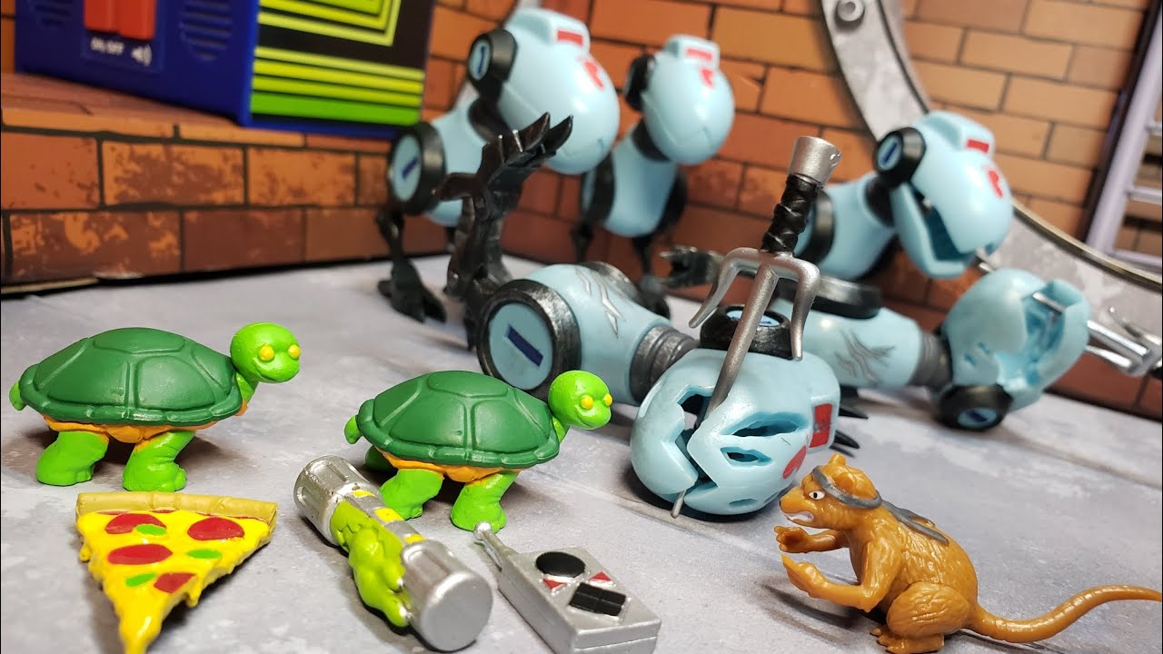 Ryan Reviews - SUPER 7 TMNT Mouser Pack (PART 1) - YouTube