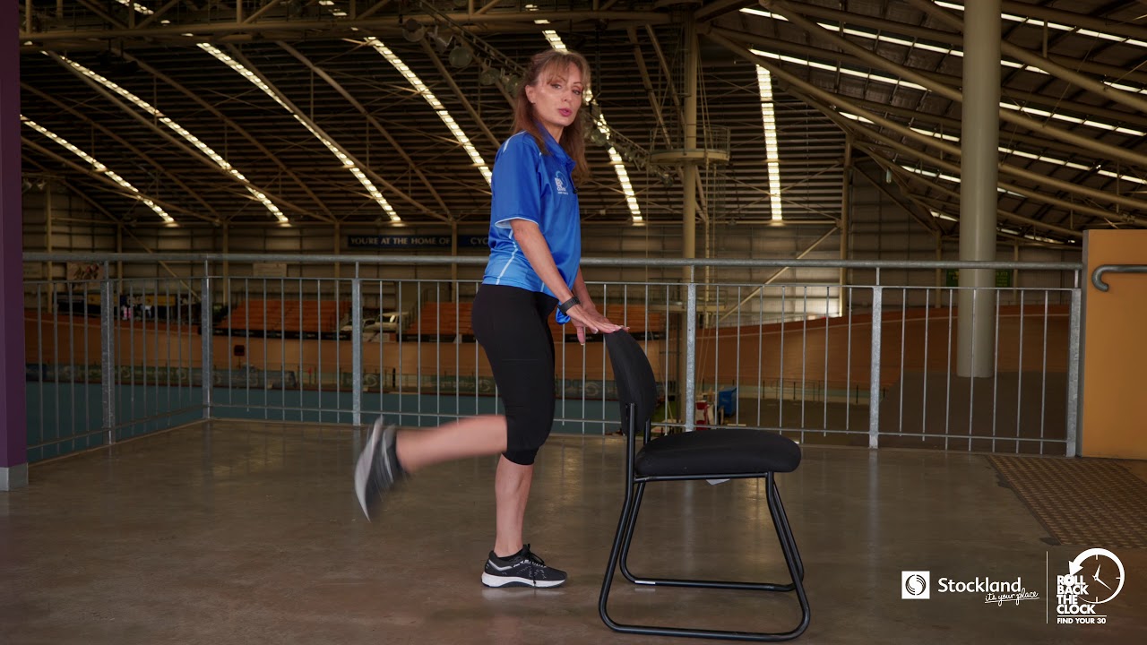 Roll Back The Clock At Home - Activity 4: Oh No... It's Leg Day. - YouTube