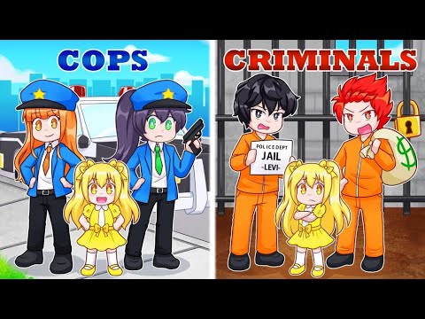 The Squad Gets ADOPTED By COPS vs CRIMINALS Family! (Roblox Brookhaven RP)