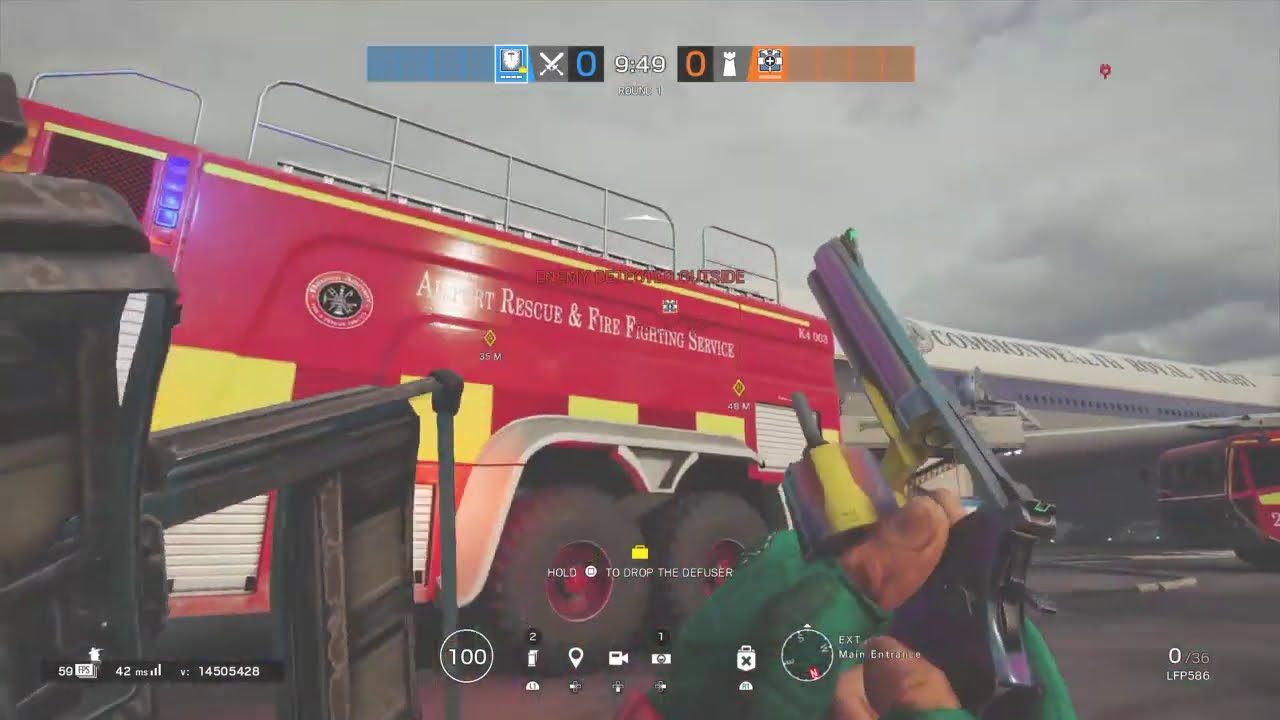 R6S revolver and shield only 1v1 - YouTube