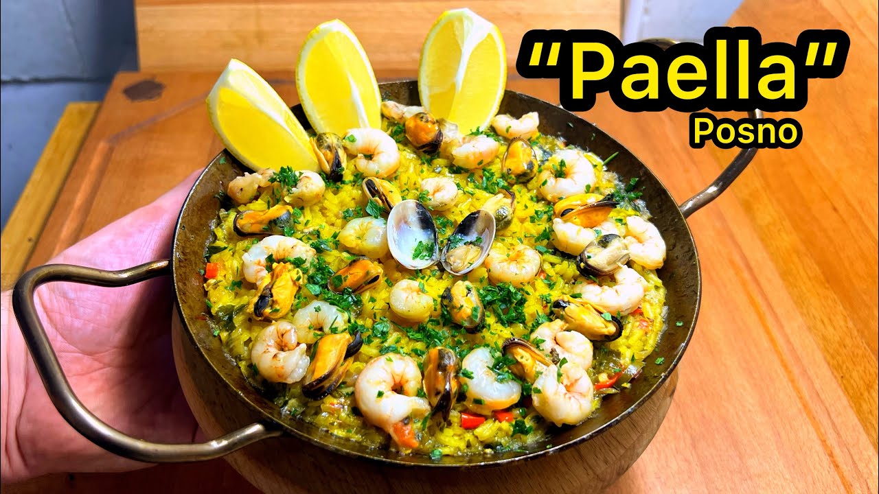 Paella ili ti po naški Paelja! Jedno od rethih jela sa pirinčem, a da ...